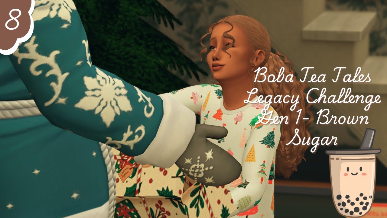 A Very Merry Christmas 🎄| The Sims 4: Boba Tea Tales - Brown Sugar EP ...