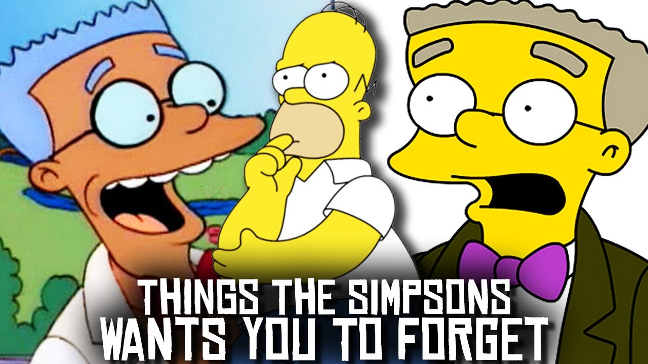 10 Things The Simpsons Wants You To FORGET About! - YouTube