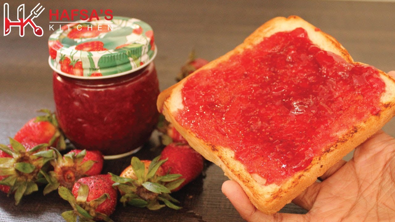 Best Strawberry Jam recipe | Homemade Strawberry Jam | Yummy Breakfast ...