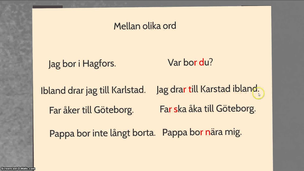 Uttal, rd, rt, rs, rn - YouTube