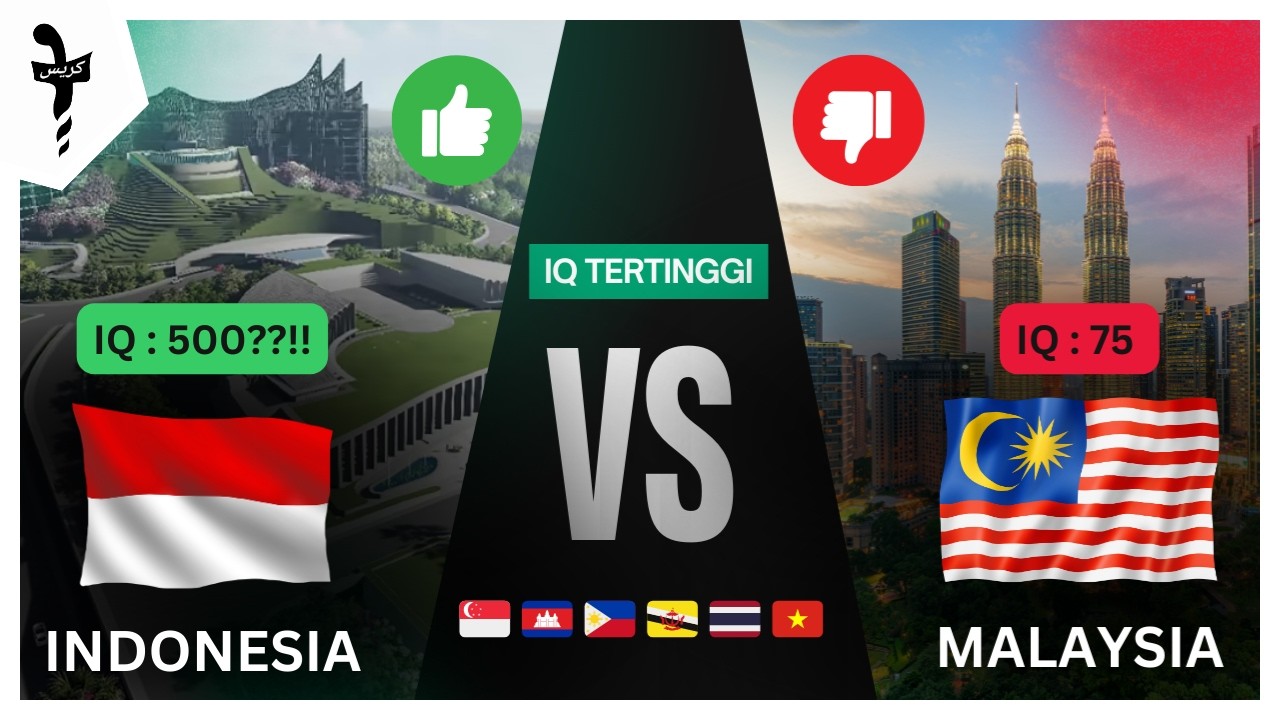 Ranking IQ Tertinggi di Asia Tenggara! Indonesia & Malaysia di Posisi ...