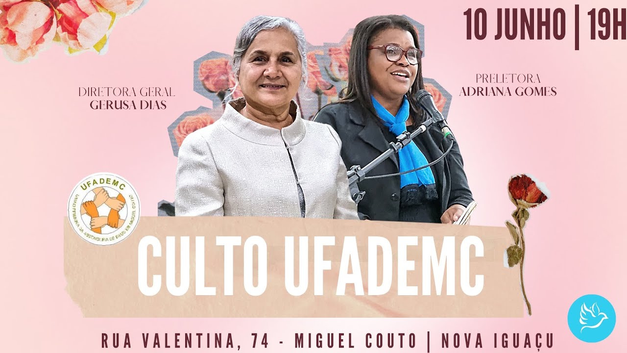 ADEMC | Culto da UFADEMC | Pr. Joedson C Dias 10.06.2023 - YouTube