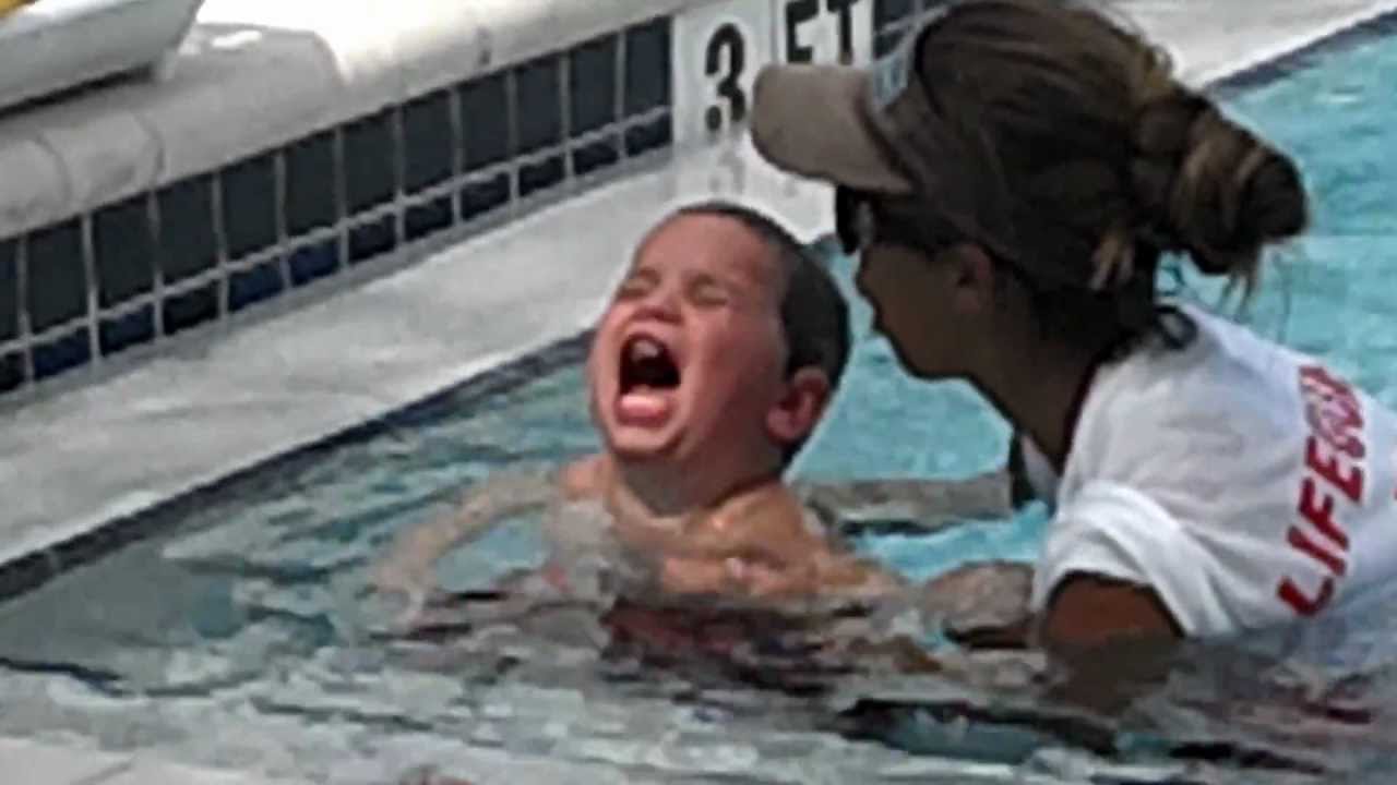 Dylan's swimming lesson - YouTube