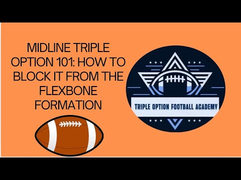 Midline Triple Option 101: How to Block It from the Flexbone Formation - YouTube