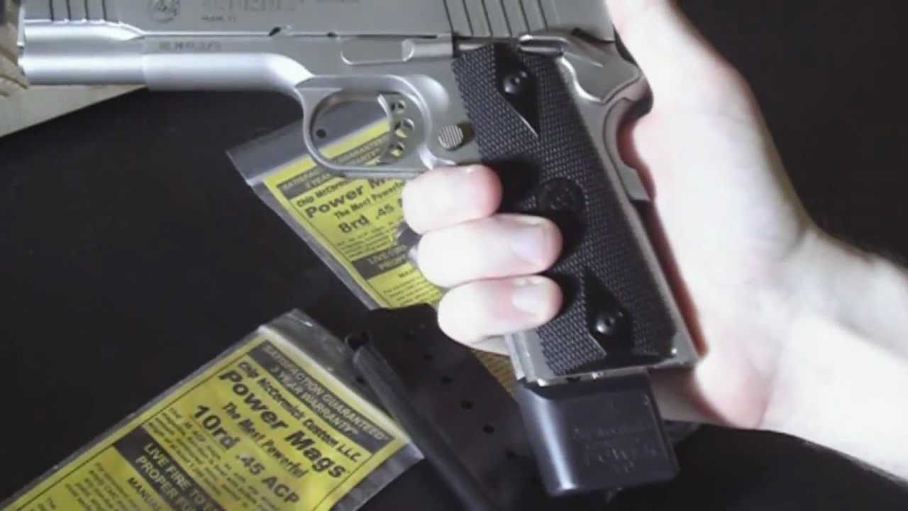 Chip McCormick .45 ACP 1911 Power Mags Stainless Steel - YouTube