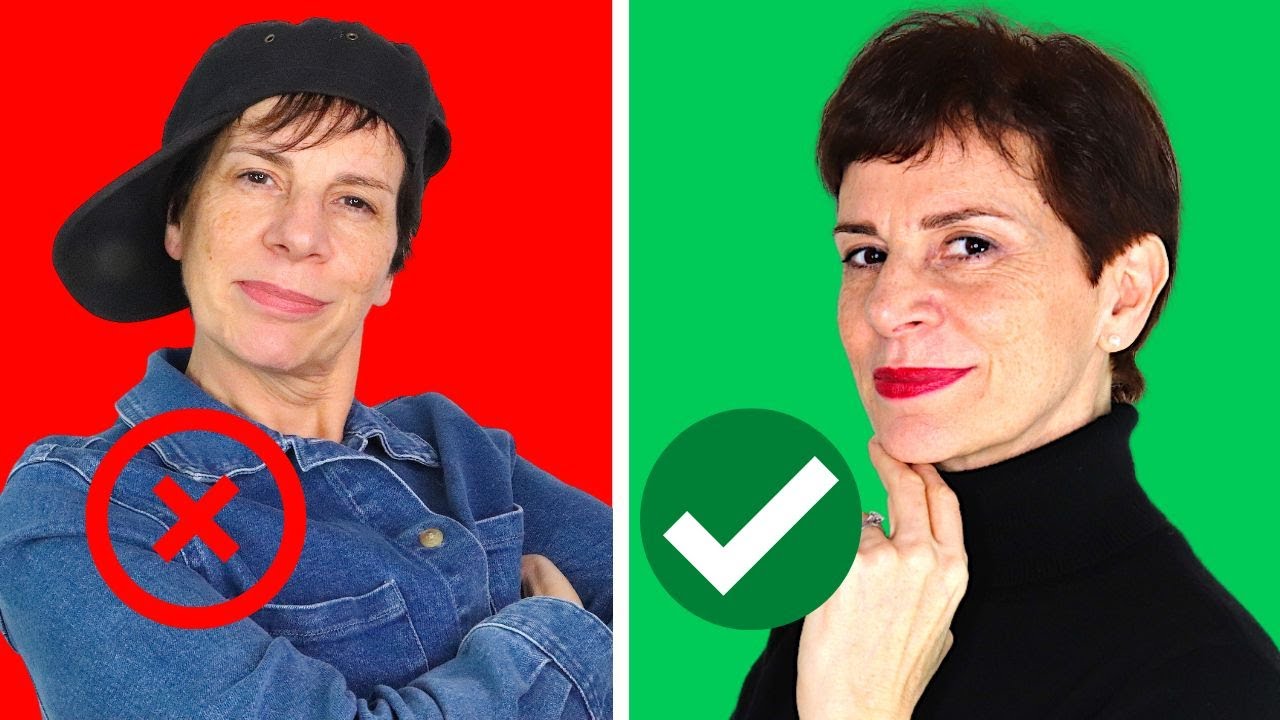 10 Fashion Mistakes Older Women Make When Trying To Look Younger - YouTube