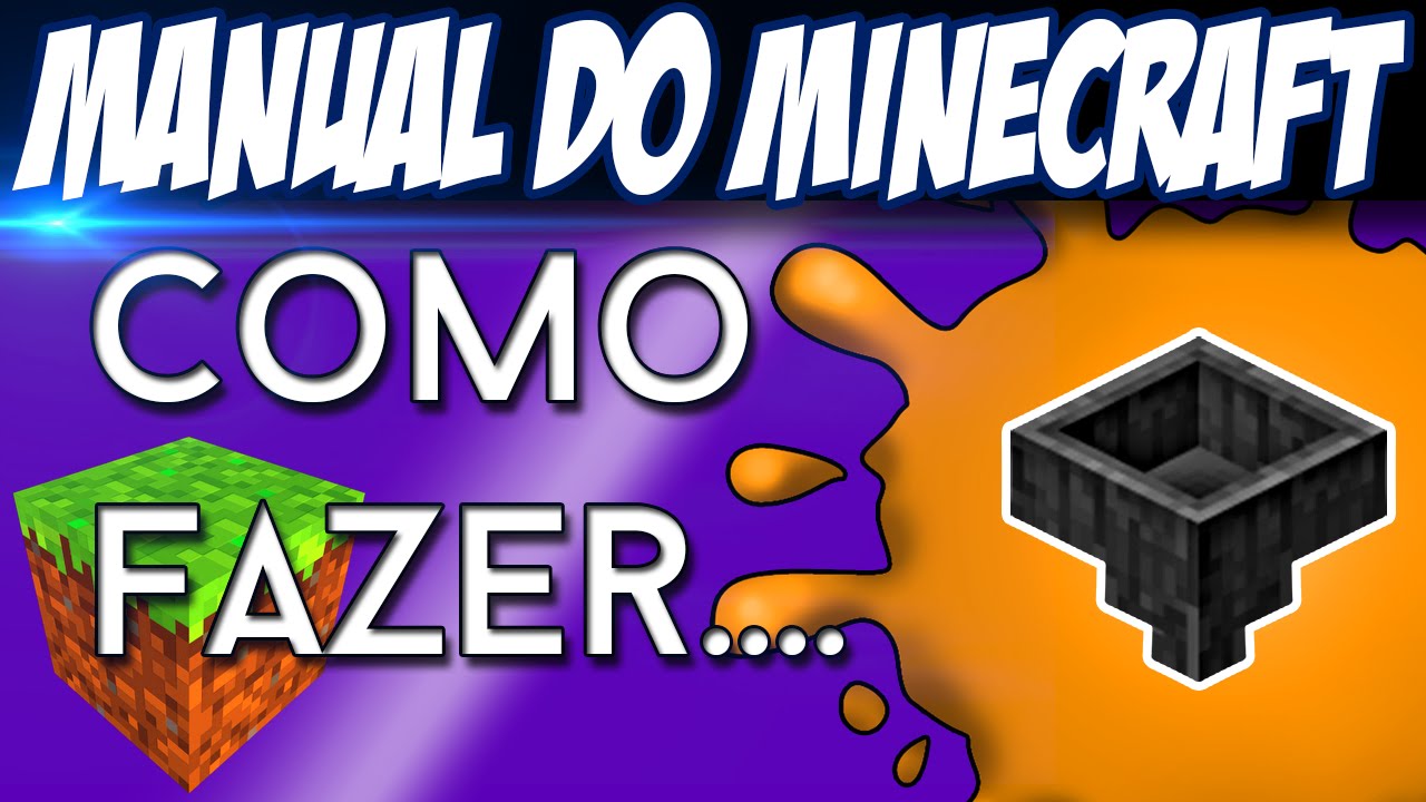 Como Fazer Funil no Minecraft | Manual do Minecraft - YouTube