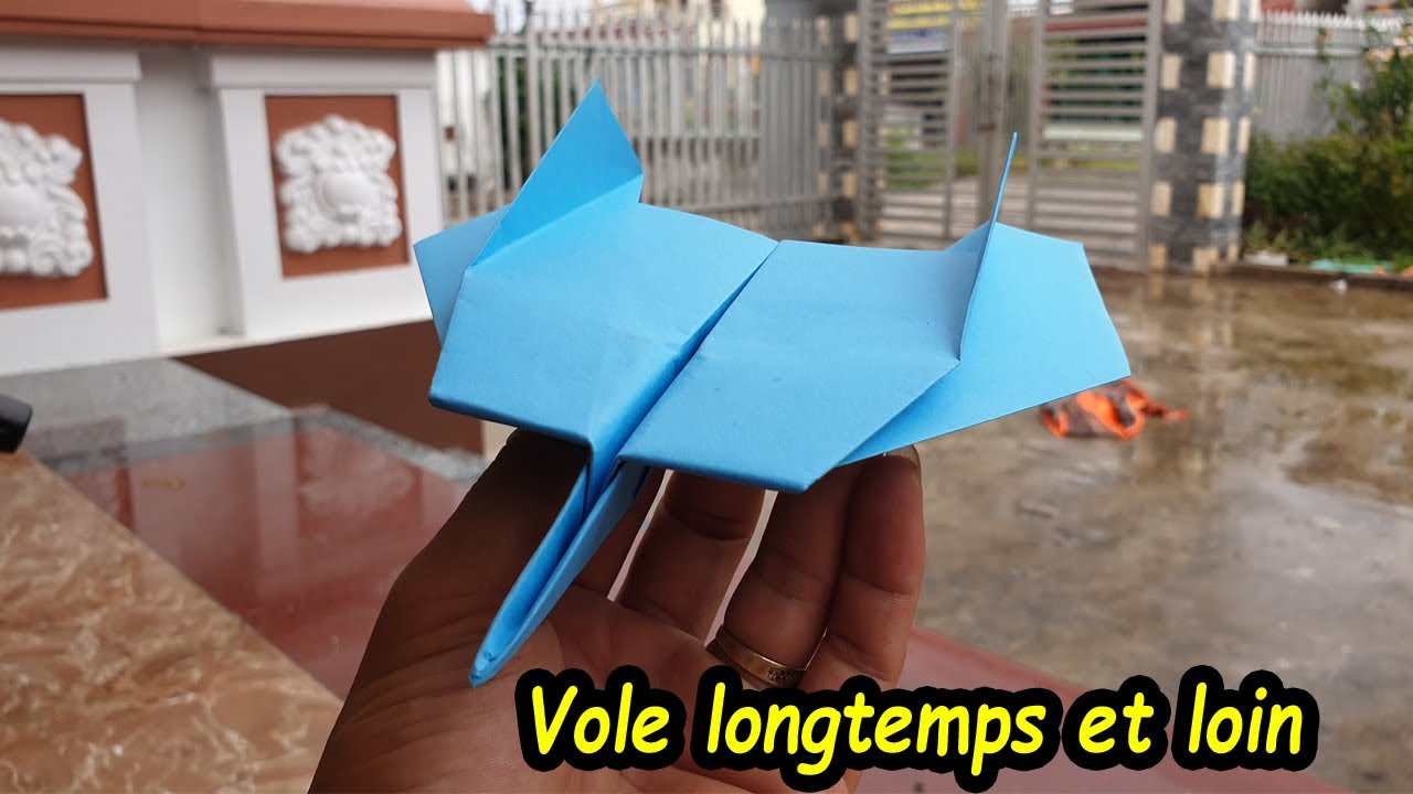 Avion en papier qui vole longtemps et loin, le meilleur avion en papier ...