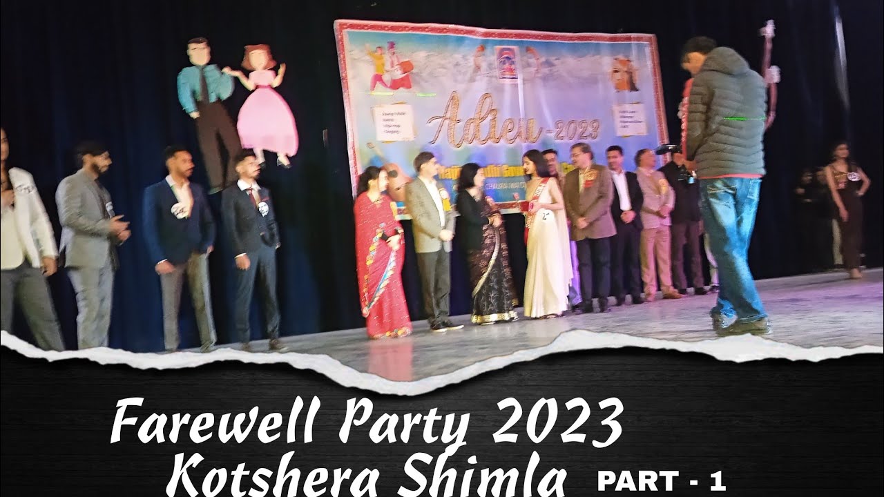 Kotshera college Farewell Party 2023 Shimla girls at kotshera 🔥 - YouTube