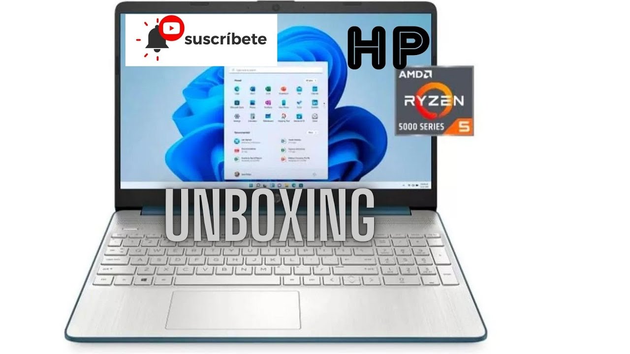 LAPTOP HP AMD RYZEN 5 | UNBOXING Y CONFIGURACION - YouTube