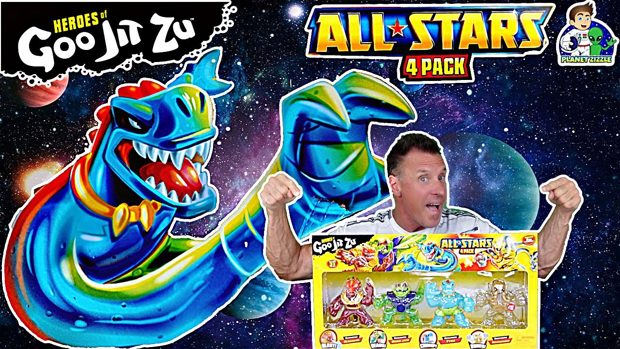 Heroes of Goo Jit Zu All Stars 4 Pack - YouTube
