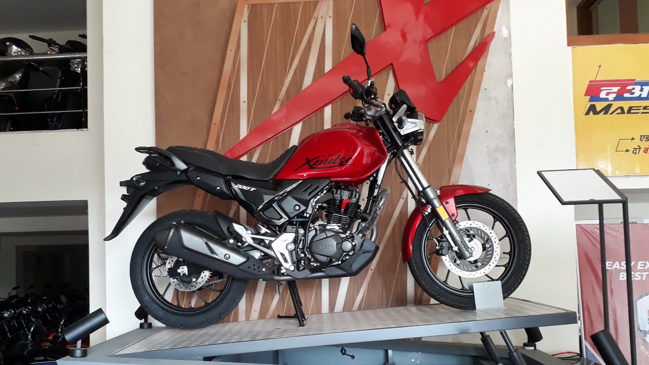 Hero Xpulse 200T walkaround |Sports Red | Automobile Sector - YouTube