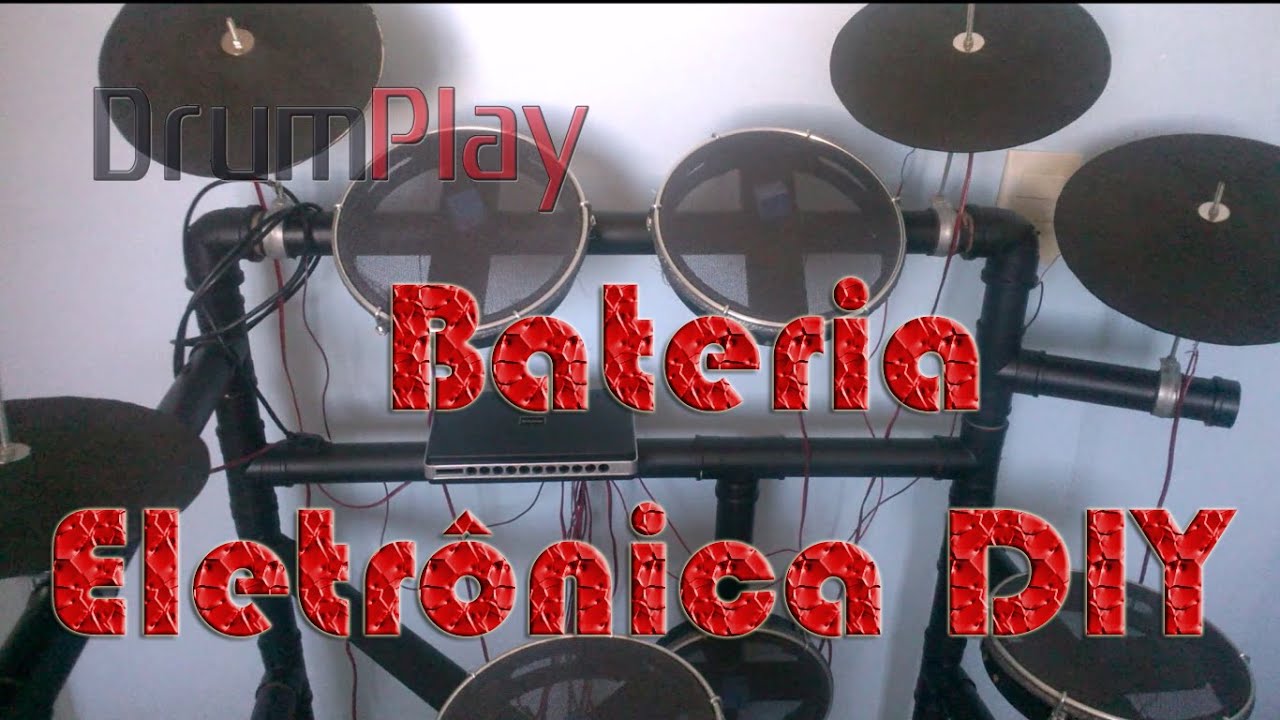Bateria Eletrônica Caseira com Arduino - Nova cara, pintura e pratos ...