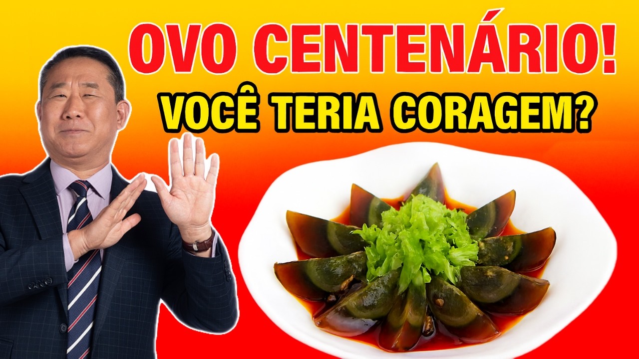 OVO CENTENÁRIO CHINÊS: VOCÊ TERIA CORAGEM DE COMER ISSO? | Peter Liu ...