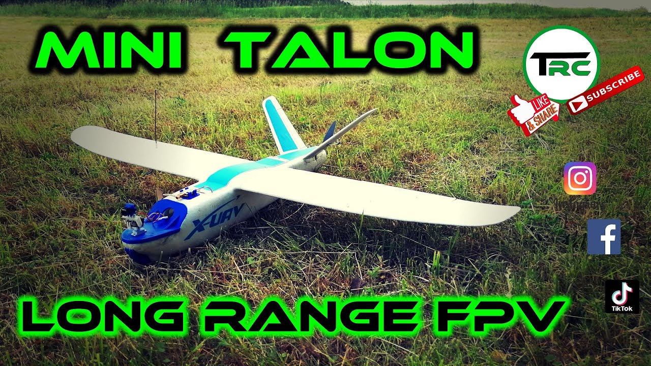 X-UAV Mini Talon - Long Range FPV - YouTube