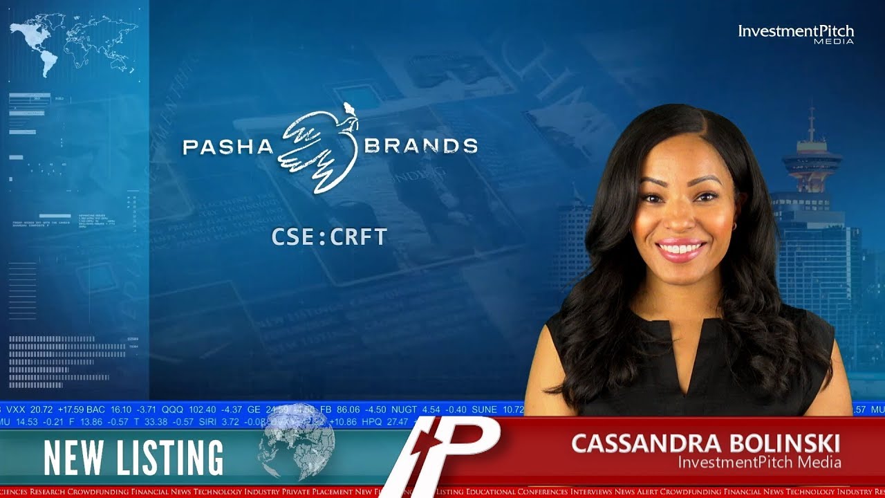 New Listing: Pasha Brands (CSE:CRFT) - YouTube