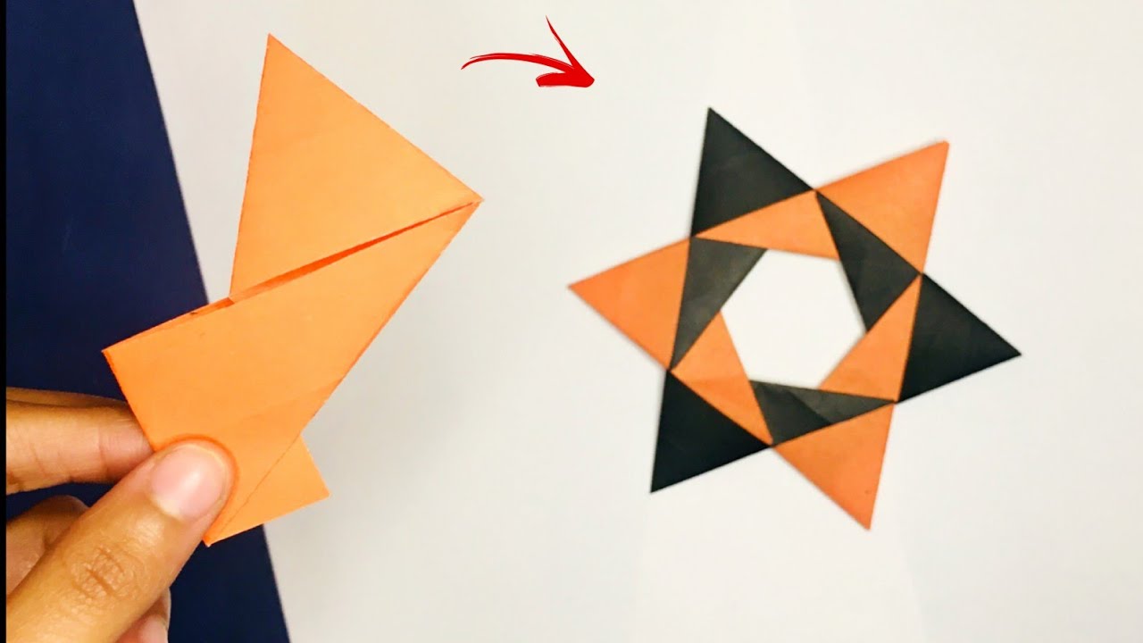 How to Make Christmas ORIGAMI HEX STAR (Step By Step) - Christmas Star ...