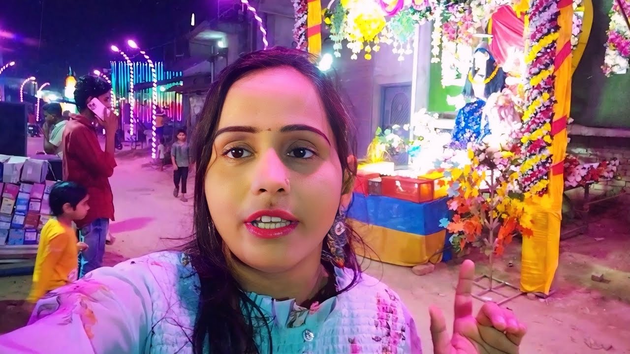 Durga Puja Pandal 🫠 | Atraith Azamgarh - YouTube