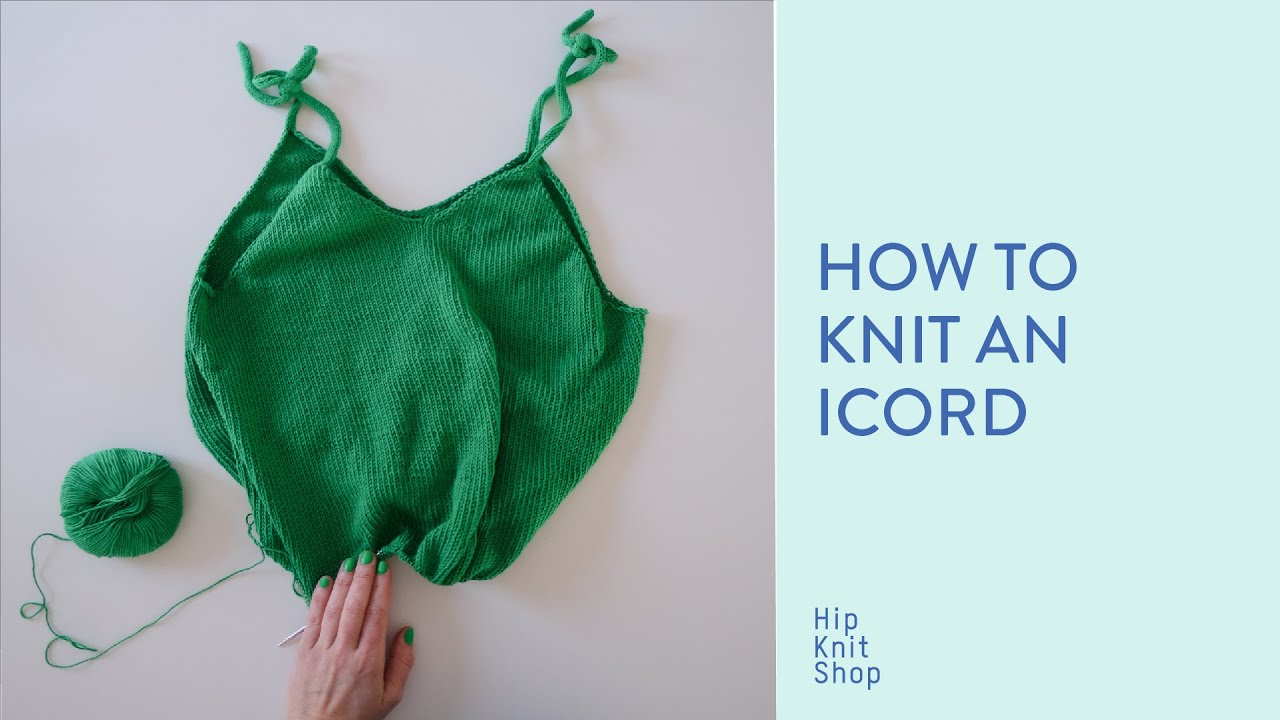 How to knit an icord tutorial - YouTube