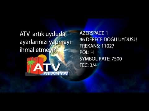 Alanya Televizyonu (ATV) Uydu Frekansı