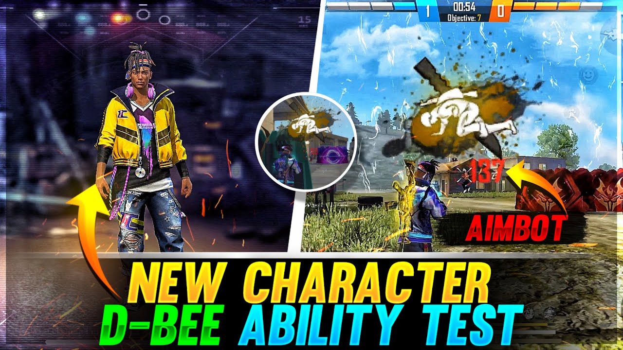 D Bee Ability test | New character D-Bee Top 3 tips and tricks in Free ...
