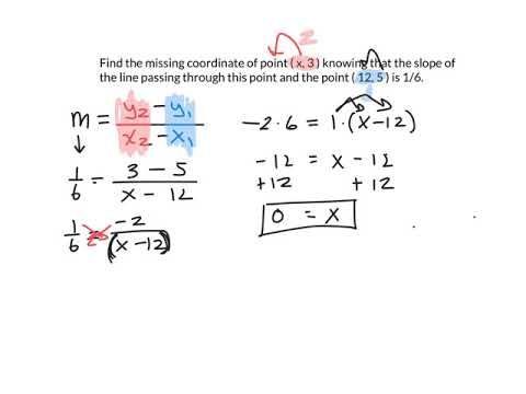 Determining A Coordinate using cross multiplying - YouTube