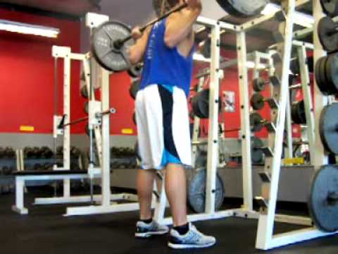 30 rep squats w/225 - YouTube