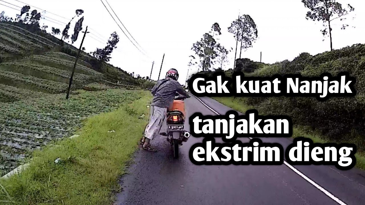 Perjalanan menuju Gunung Prau via Dieng | tanjakan dieng - YouTube