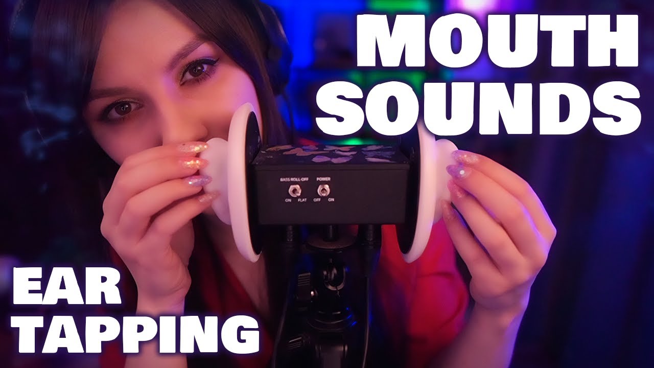 ASMR Mouth Sounds and Ear Tapping 💎 No Talking - YouTube