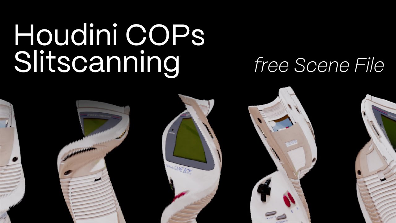 Slitscan Time-Warping in Houdini COPs - YouTube