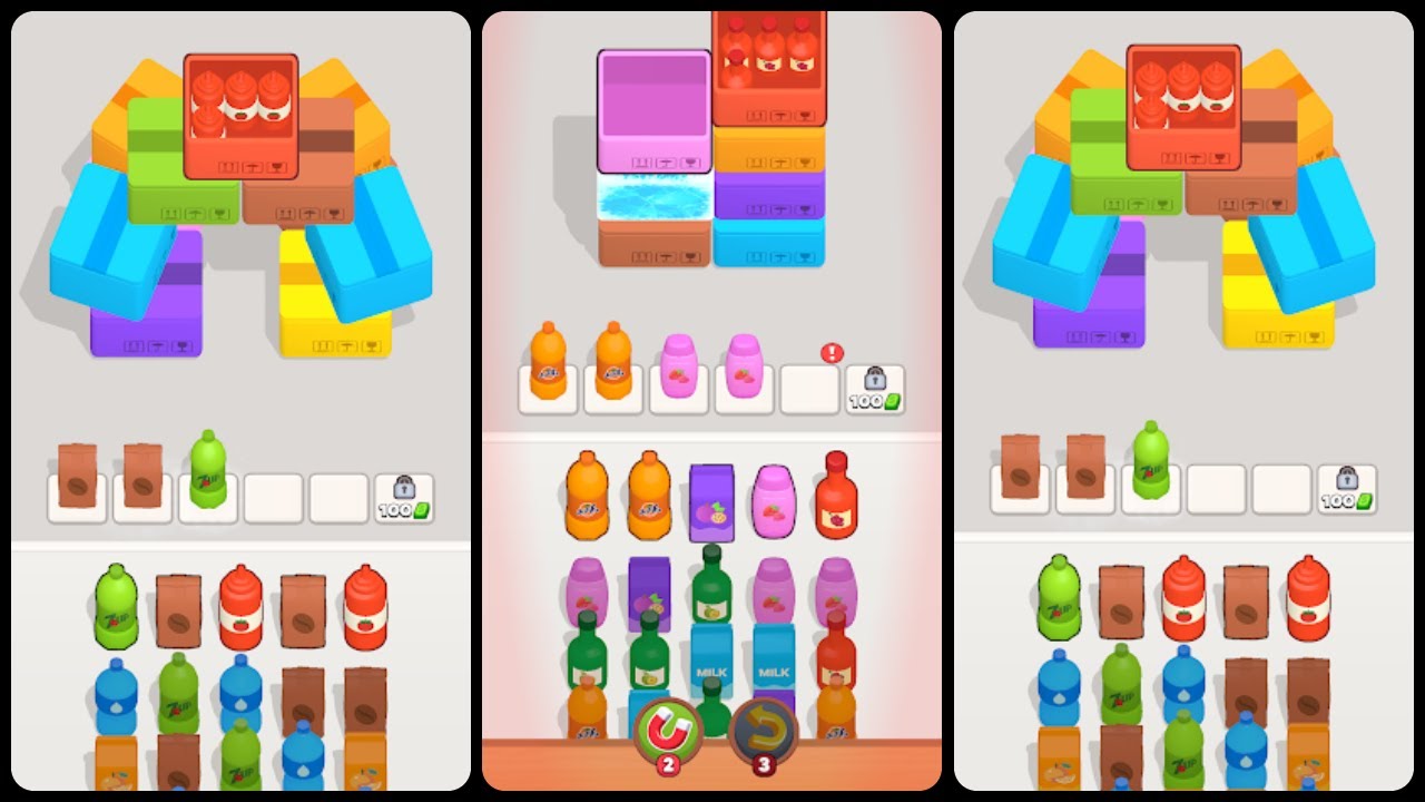 Goods Stack Game Android Gameplay - YouTube