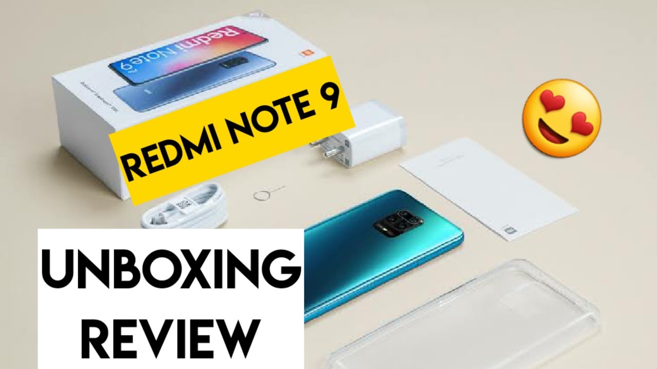 Redmi note 9 unboxing review - YouTube