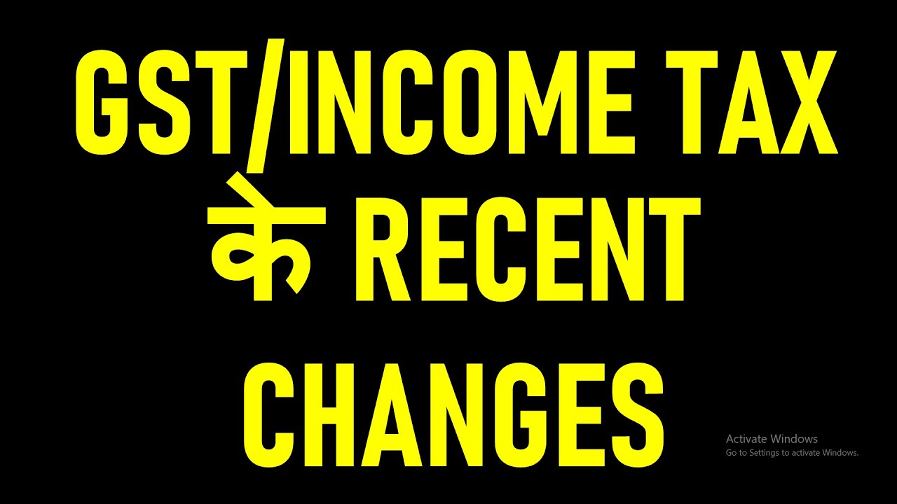 DUE DATE CHANGES IN GST AND INCOME TAX IN SEPTEMBER 20|MAJOR CHANGES ...