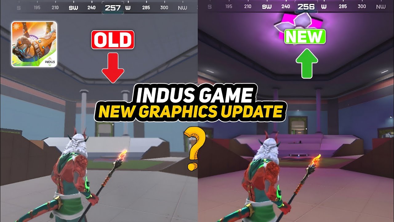 indus game Old vs New graphics comparison video | indus battle royale ...