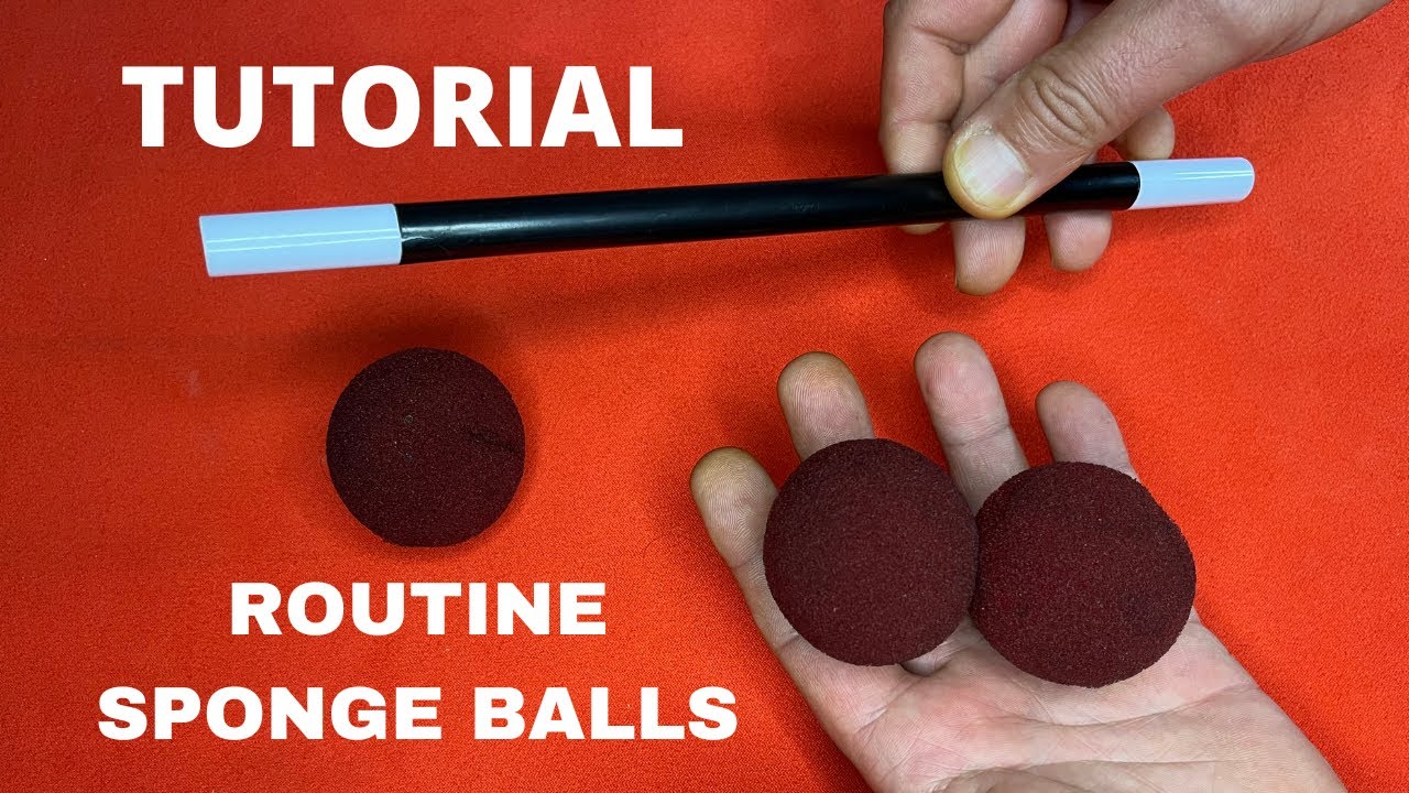 Amazing Routine Sponge Balls Trick Tutorial 🎩🪄 - YouTube