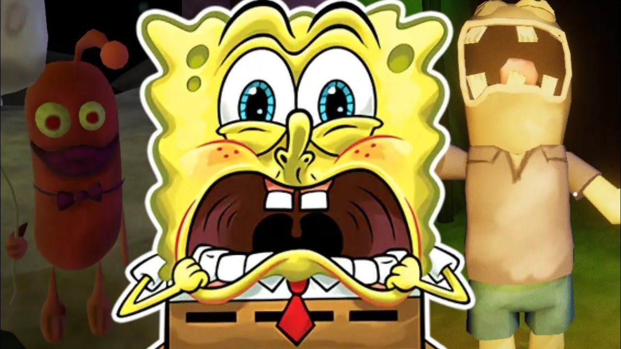 2 CREEPY SPONGEBOB HORROR GAMES | SpongeBob's Day Of Terror And The ...