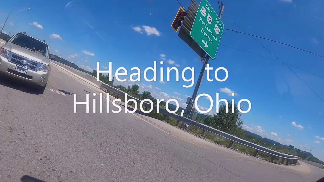 Ohio Route 73 Heading West From Portsmouth Ohio to Hillsboro - YouTube
