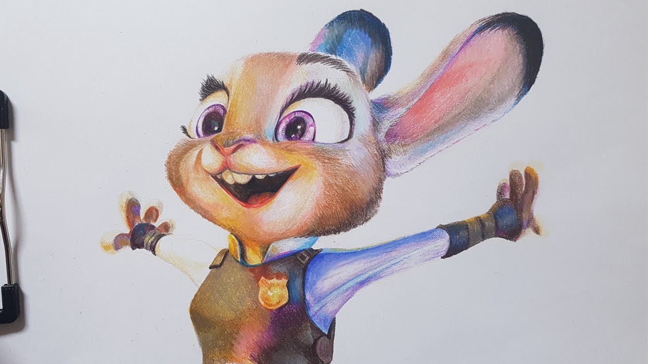 Zootopia - Judy Hopps Speed Drawing | A WAY - YouTube