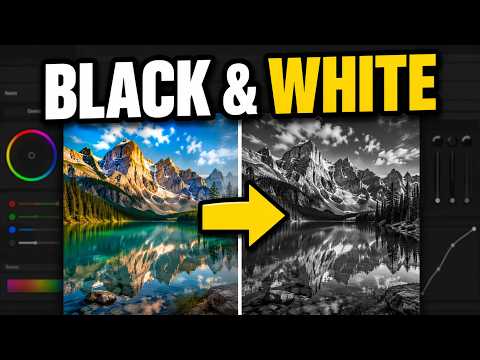 How to make a video black and white in Davinci Resolve Free