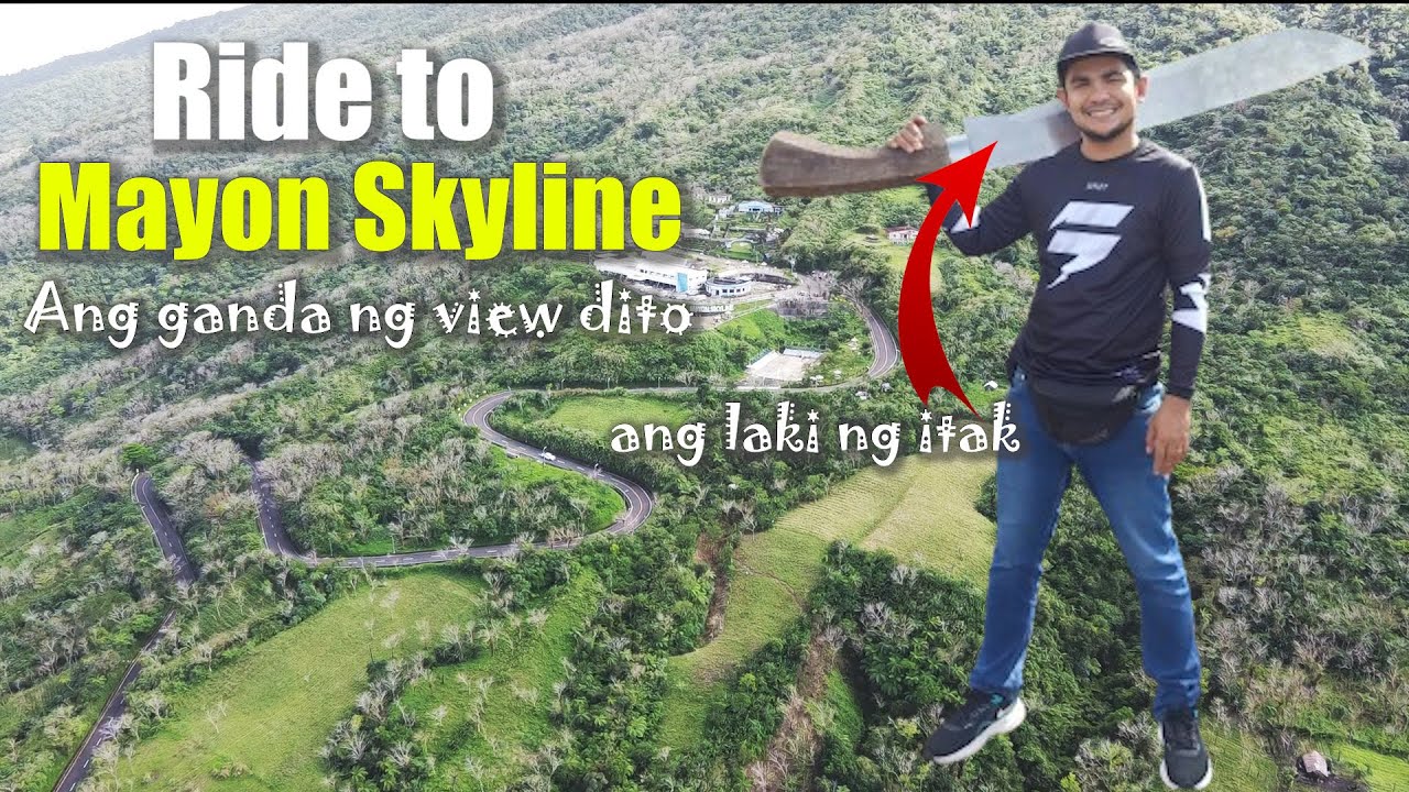 MAYON SKYLINE MOST SCENIC ROAD IN TABACO ALBAY ANG GANDA NG VIEW DITO ...