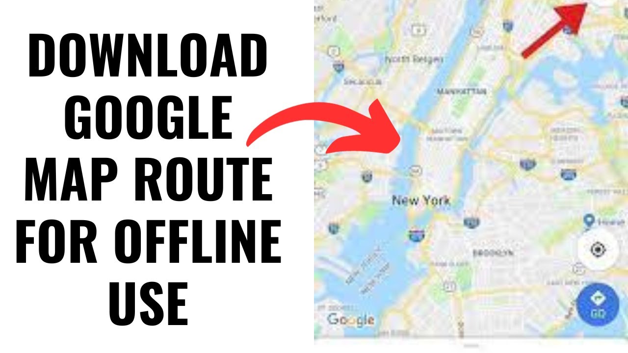 How To Download Google Maps Route For Offline Use - YouTube