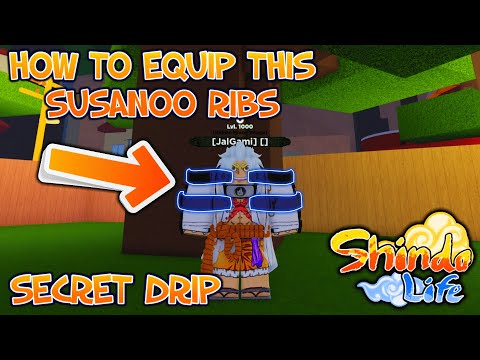 *SUSANOO SECRET* HOW TO EQUIP SUSANOO SKELETAL RIB CAGE...Shindo Life ...