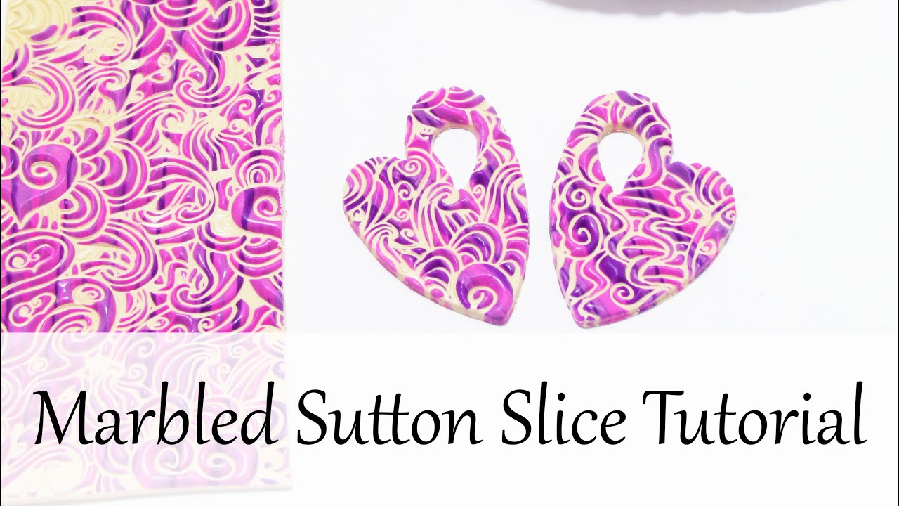 Polymer Clay Project: Marbled Sutton Slice Tutorial - YouTube