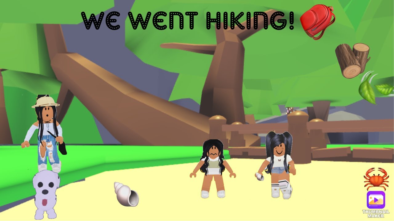 We went on a hike!🎒🍃 (Rv vacation last part!) ~Adopt me family roleplay ...