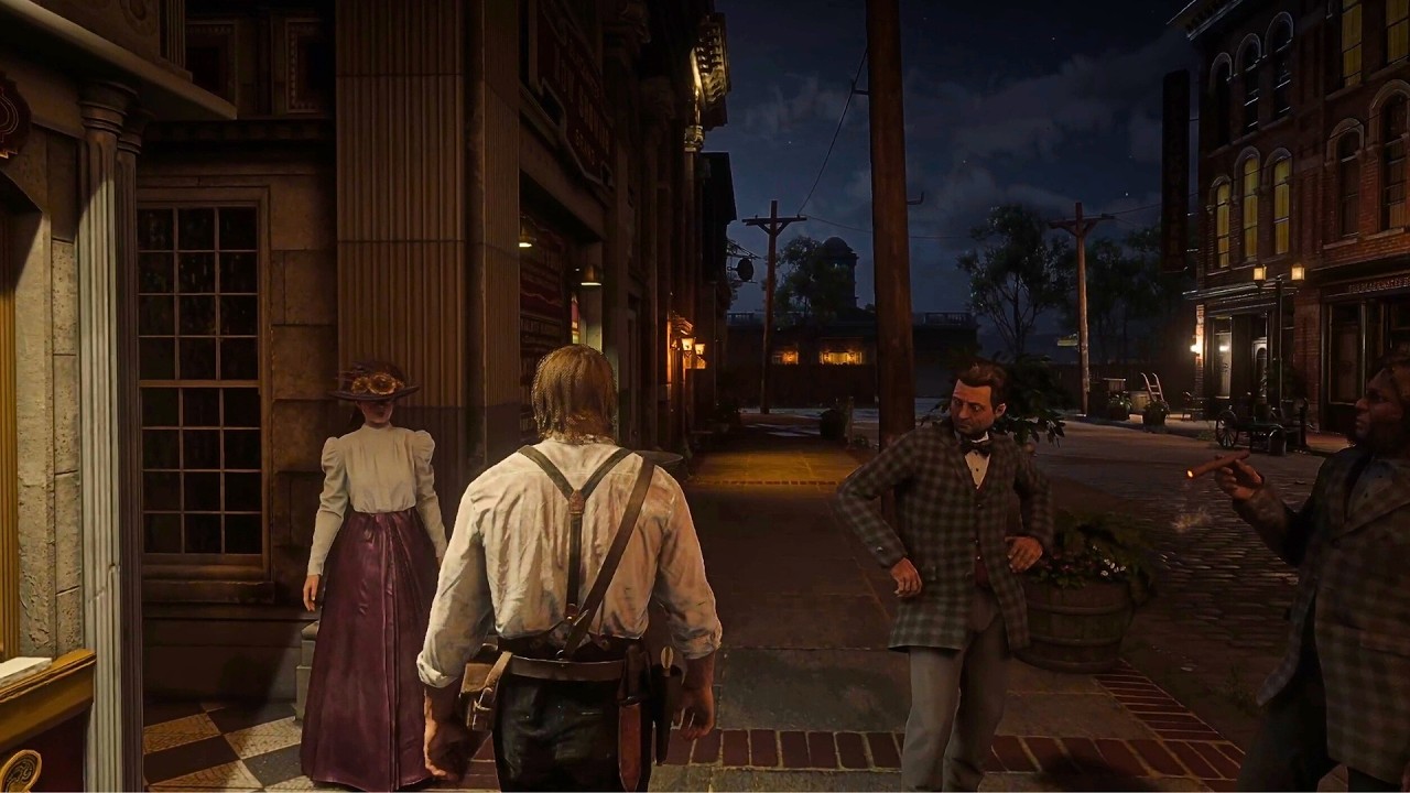 Walking peacefully through Blackwater and its surroundings in RDR2 ...