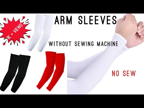 Arm sleeves at home in 2 minutes |without sewing machine |no sew