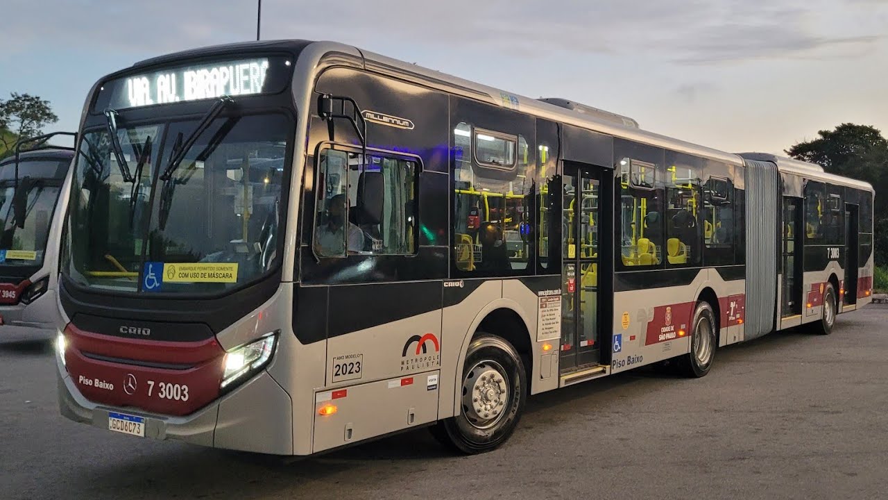 Primeiro dia de operação dos Caio Millenium V O500UA da Metrópole ...