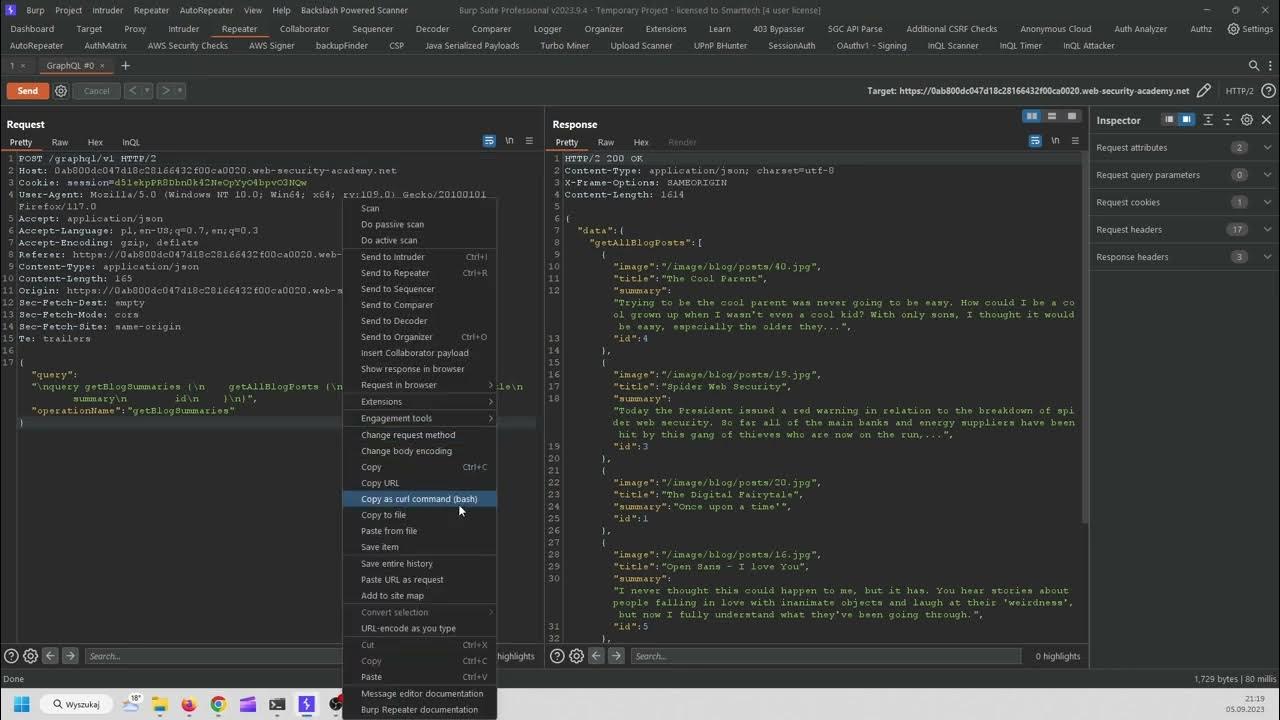 Web Security Academy #148 Accidental exposure of private GraphQL fields - YouTube