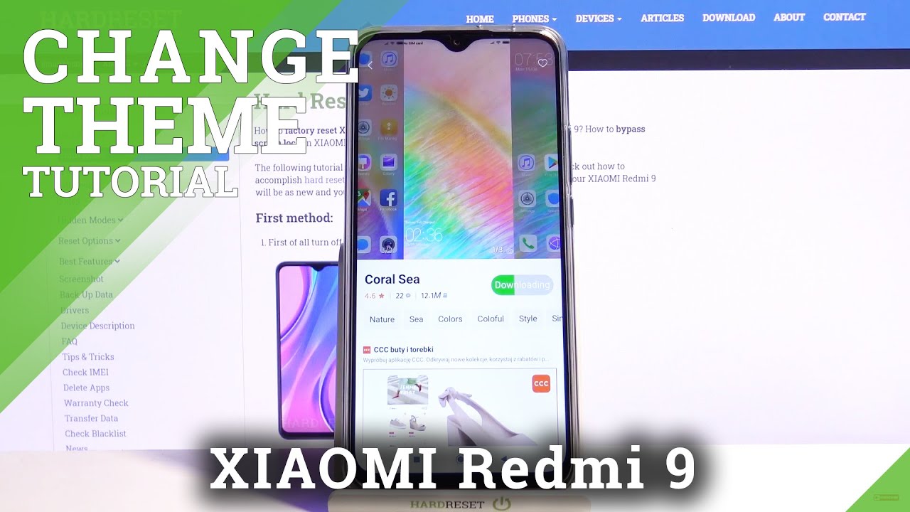 How to Choose another Device Theme on XIAOMI Redmi 9 – Theme ...