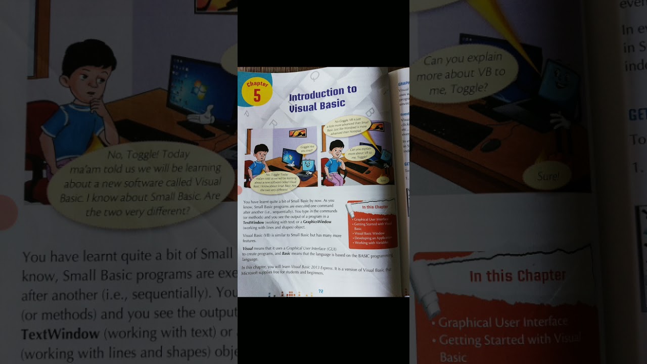 Class Vll ; Ch 5 - Introduction to Visual Basic - YouTube